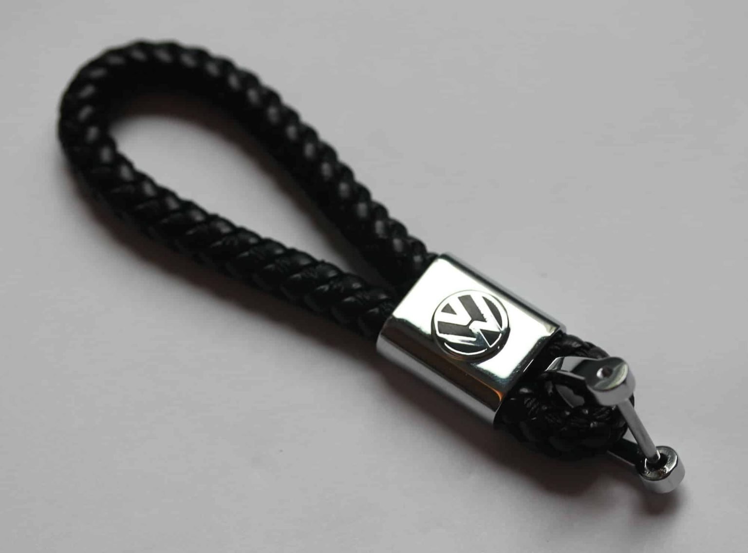 Volkswagen Leather Chrome Keychain With 3 Color Choices - Tire Valve ...