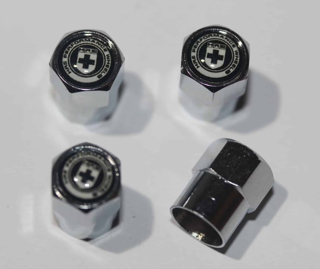 HRE Black Tire Valve Stem Caps – Plus Free Extra Cap - Tire Valve Caps ...