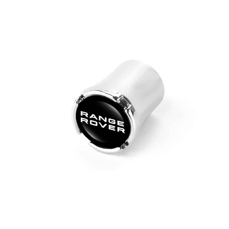 Range Rover Chrome Tire Valve Caps – Extra Spare Cap Total 5 Caps