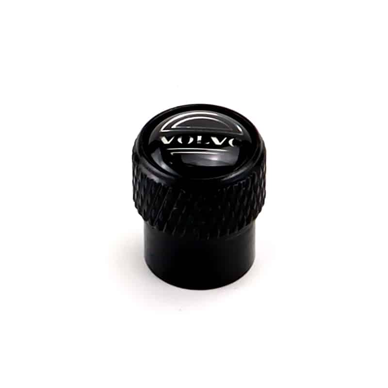 Volvo Aluminum Tire Valve Caps – Extra Spare Cap Total 5 Caps